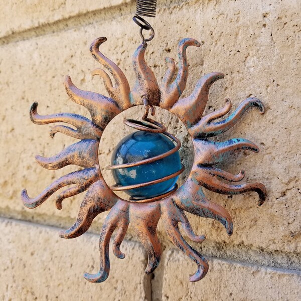 Copper Sun Wall Art - Etsy