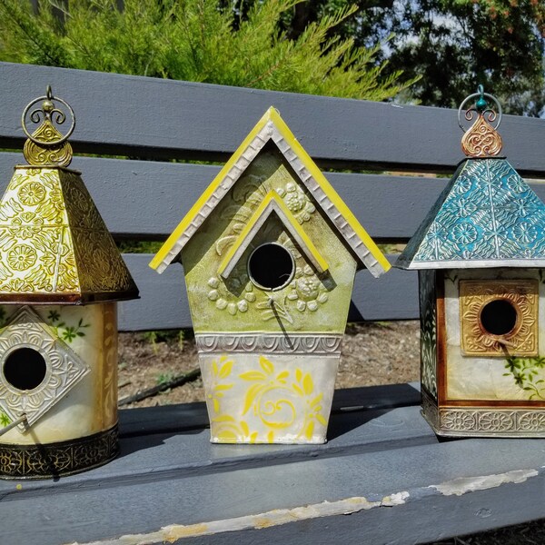 Metal Birdhouses - Etsy