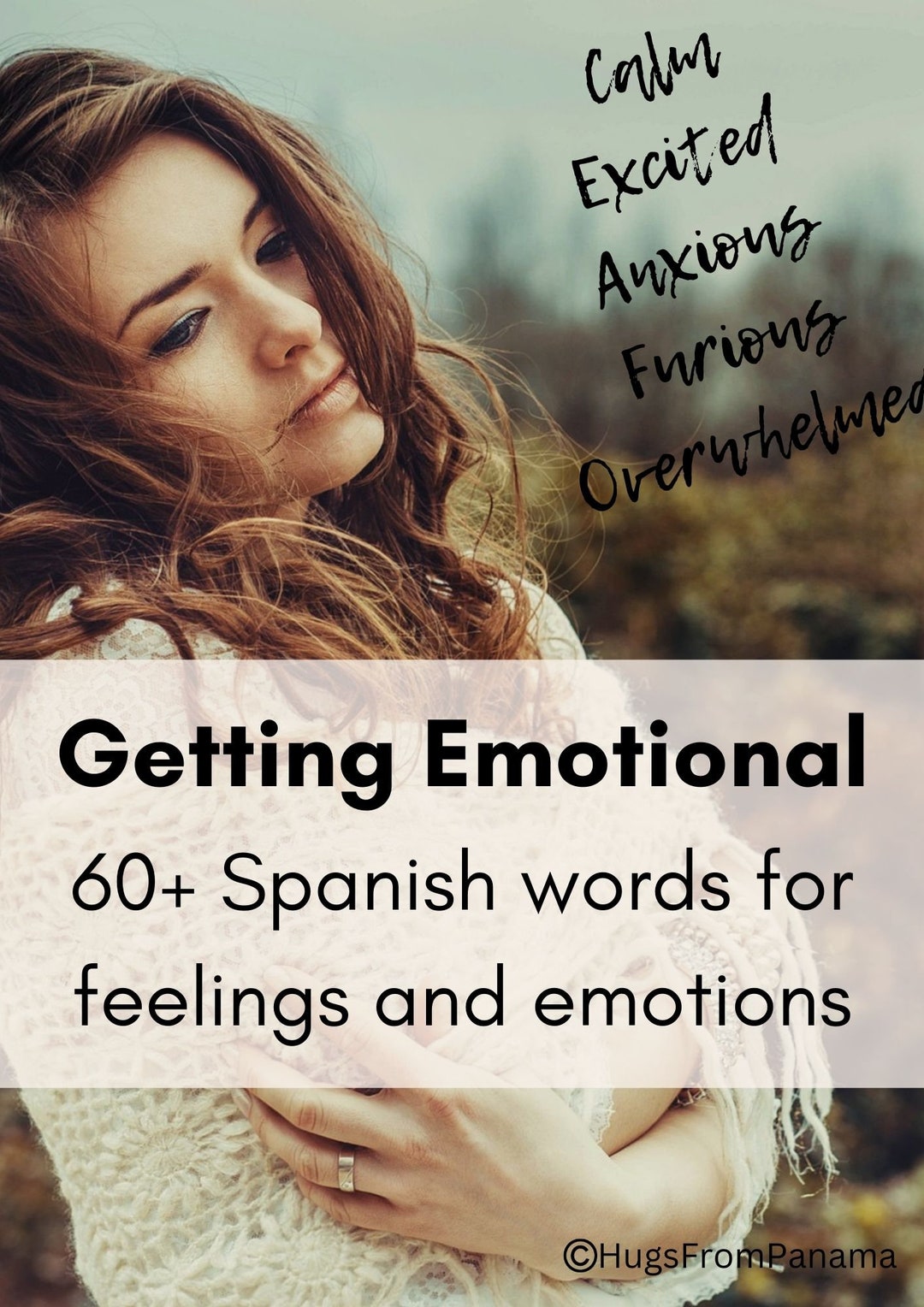 Getting Emotional 60 Spanish Words for Feelings and Emotions Spanish ...
