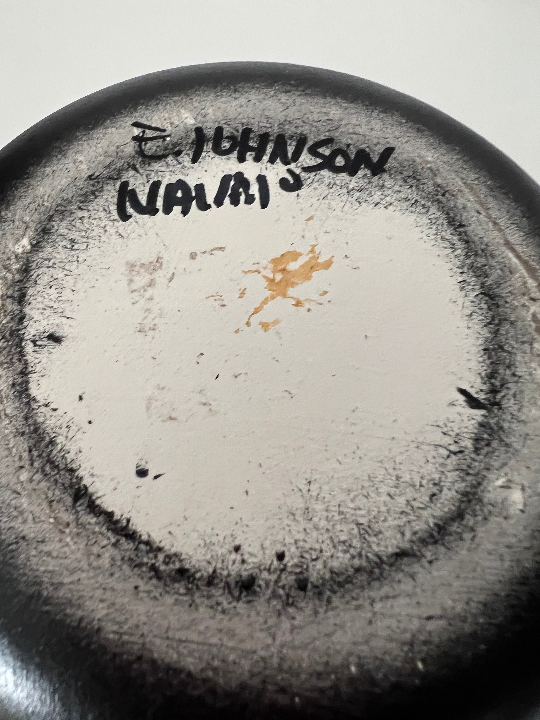 Signed E. Johnson Navajo Beautiful Handmade Pottery Mystique Maiden ...