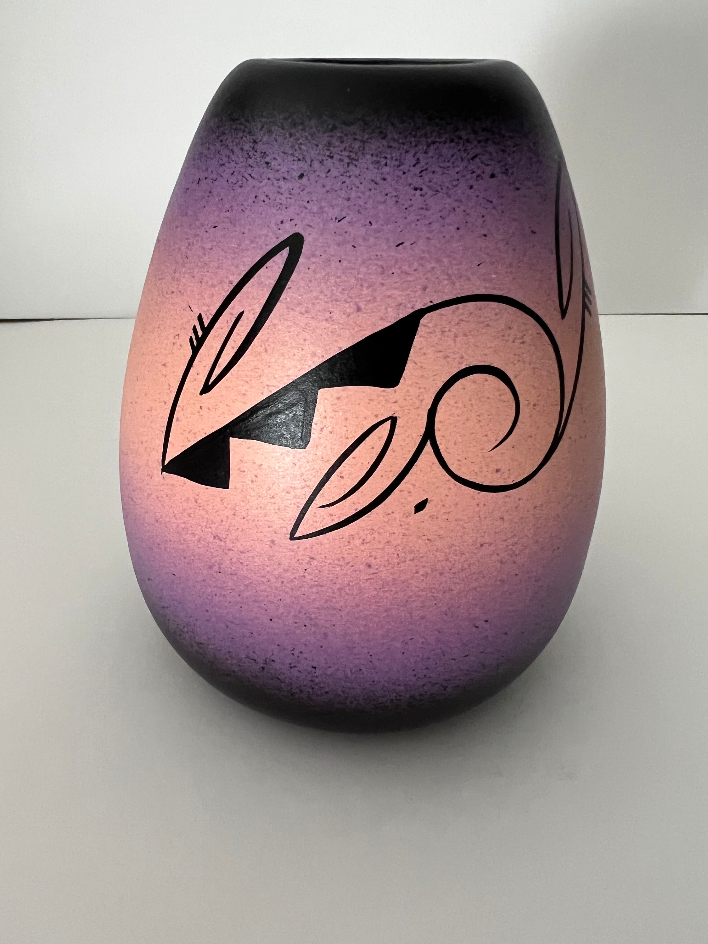 Signed E. Johnson Navajo Beautiful Handmade Pottery Mystique Maiden ...