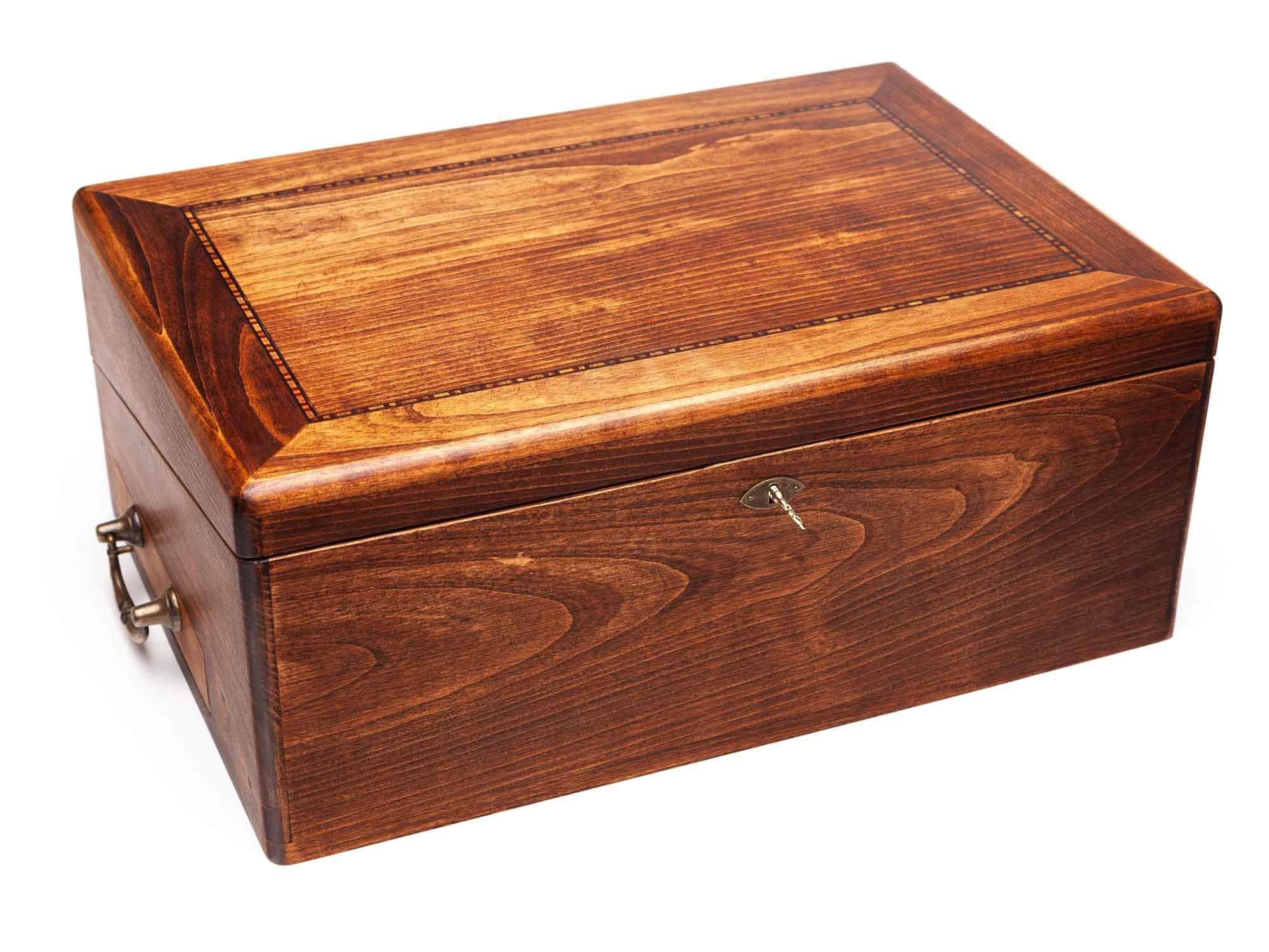 Cherry Wood Writing Slope With 3 Drawers and Space for - Etsy