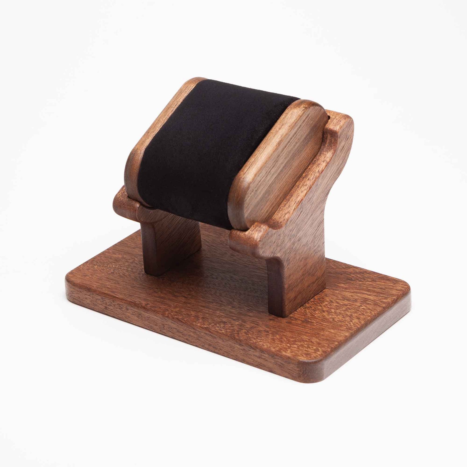 Mahogany Wood Watch Stand With Personalized Box Wooden Watch - Etsy