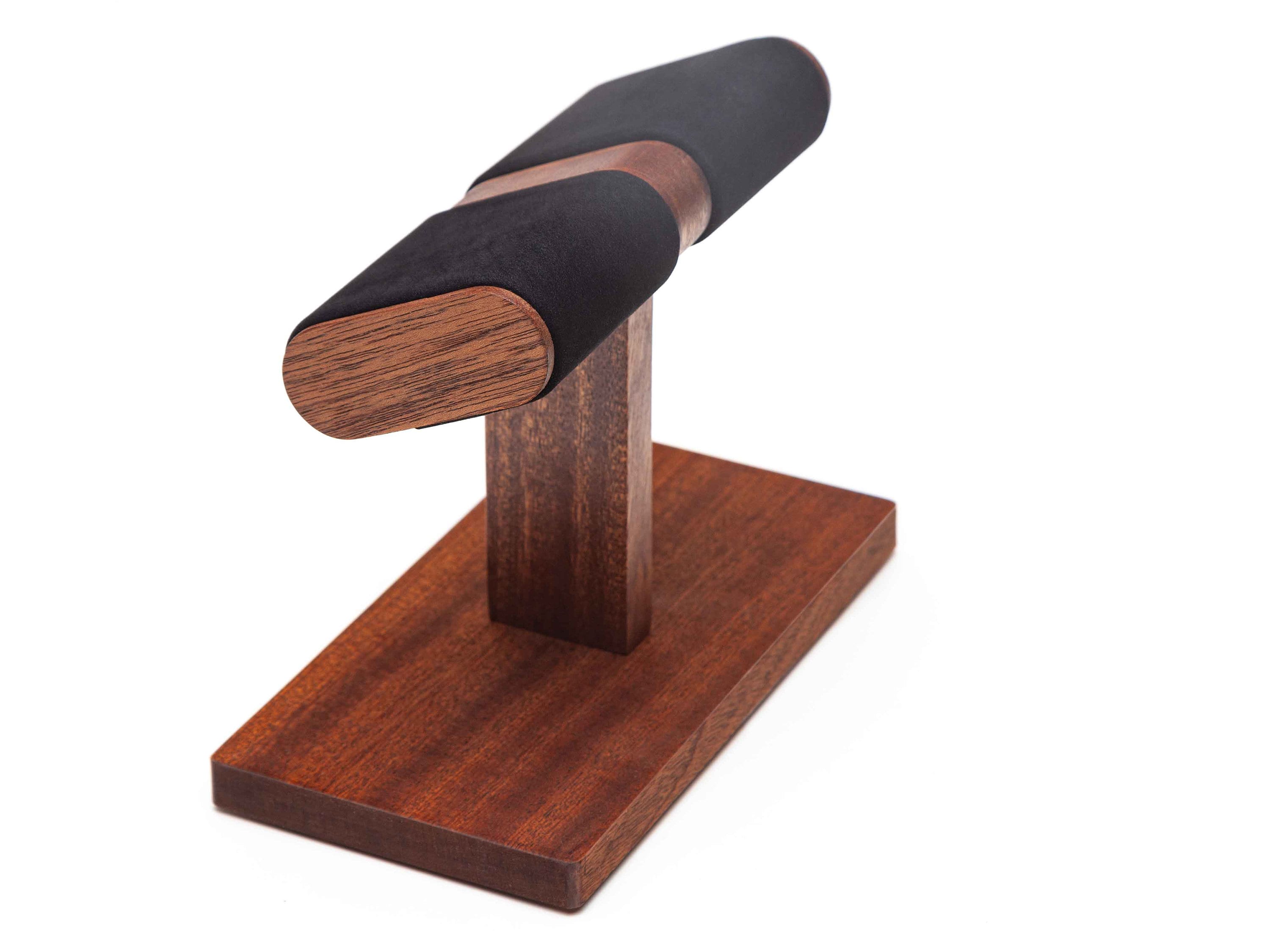 Simple Mahogany Watch Stand for Two Long Bracelet Watches - Etsy