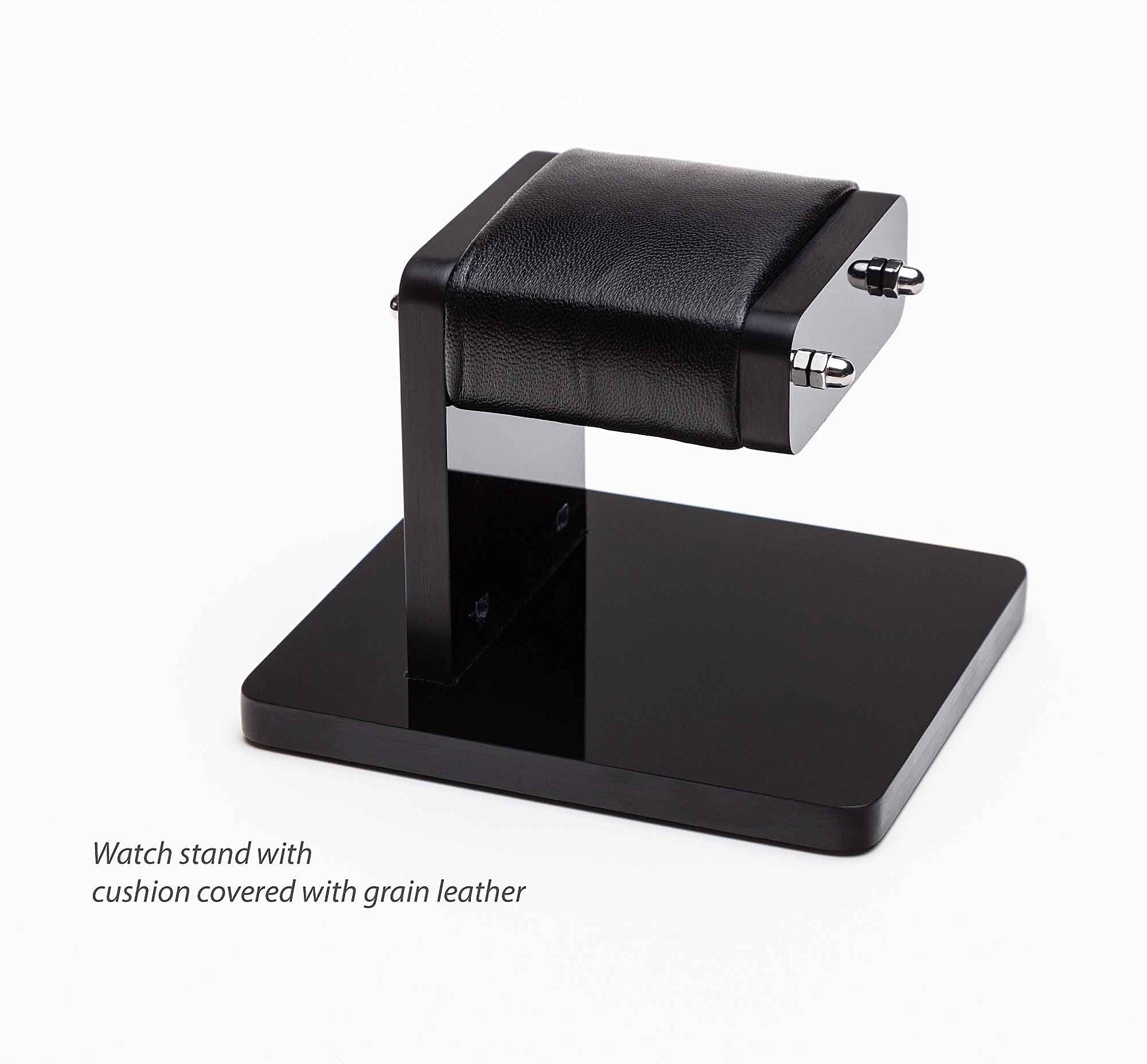 Modern black Watch Stand personalized box industrial look | Etsy