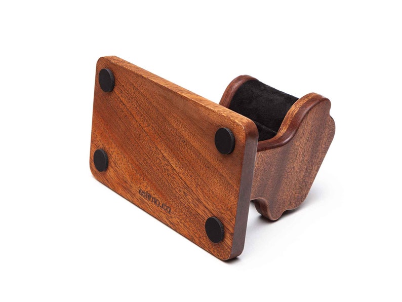 Mahogany Desk Organizer Watch Stand Jewelry Tray Personalized Box ...