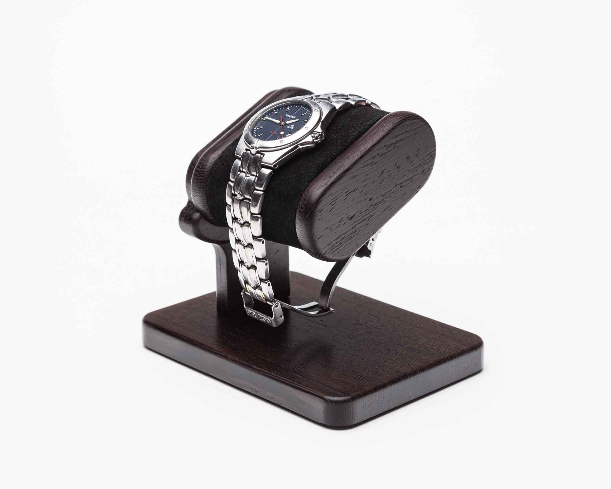 Wenge wood watch stand with personalized box Wenge watch | Etsy