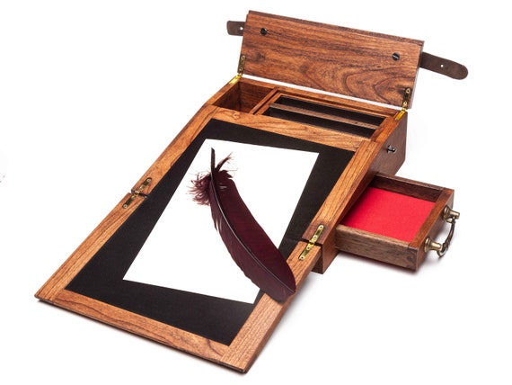 A Small Cherry Wood Writing Slope Perfect Gift for a - Etsy UK
