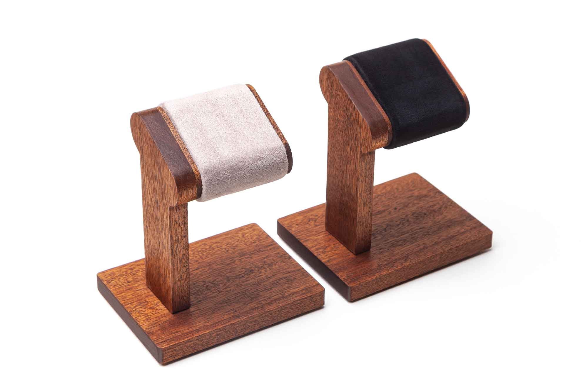 Simple Mahogany Wood Watch Stand for Long Bracelet Watch - Etsy