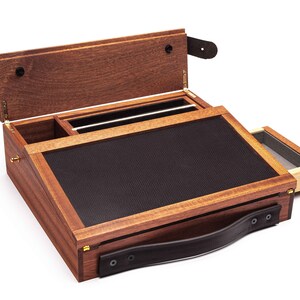 Mahogany 'small' Writing Slope: Colonial Style Stationery Box ...