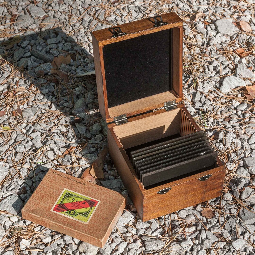 Box for Storing Glass Negatives or Collodion Wet Plates - Etsy