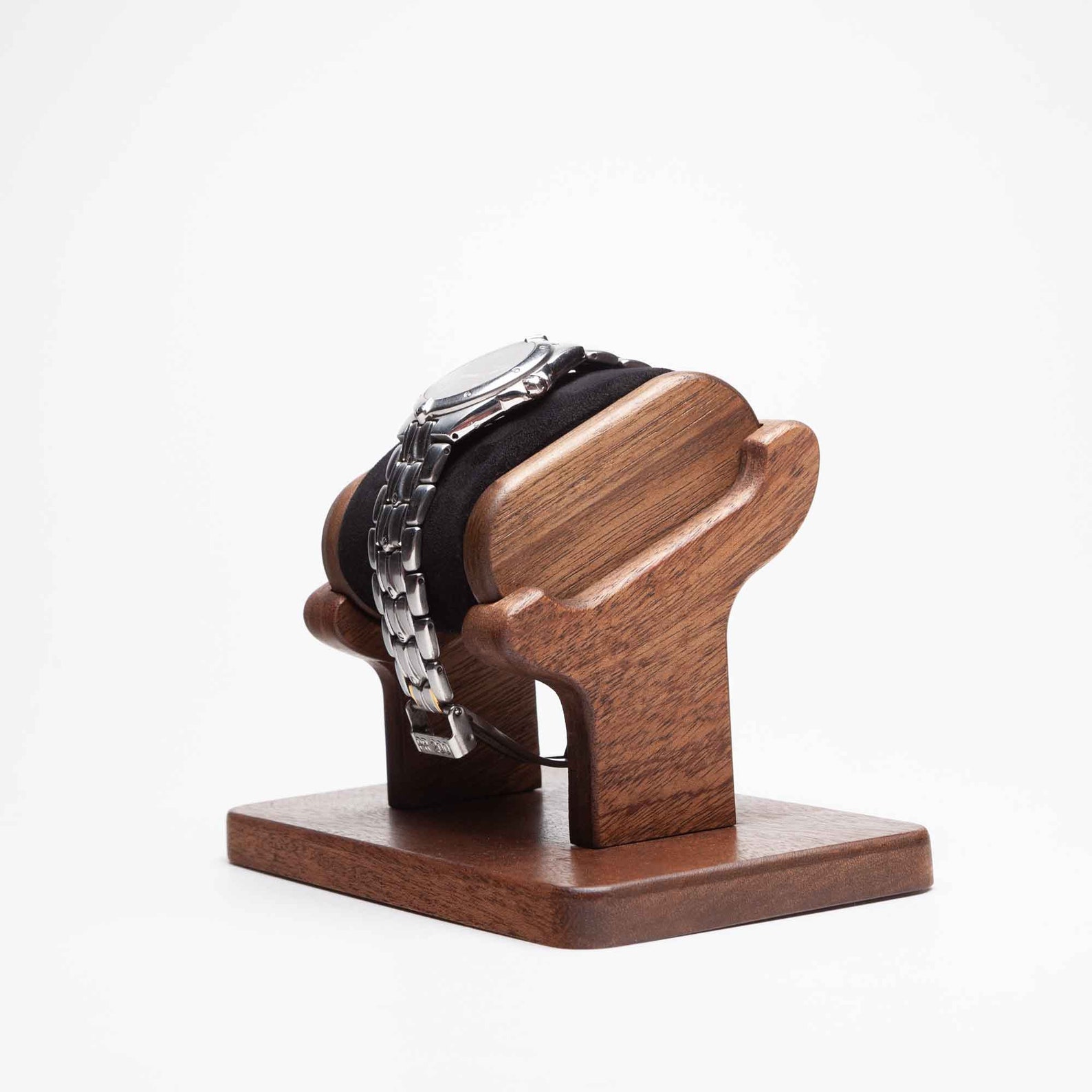 Mahogany Wood Watch Stand With Personalized Box Wooden Watch - Etsy