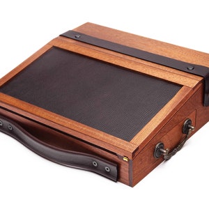 Mahogany 'small' Writing Slope: Colonial Style Stationery Box ...