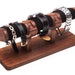 Mahogany Wood Watch Stand for Three Watches, Watch Display Watch ...