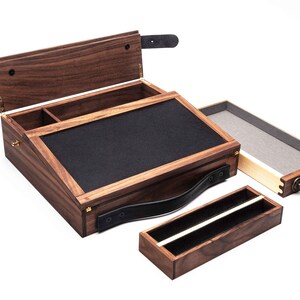 A Small Walnut Writing Slope Perfect Gift for a Calligraphy Lover ...