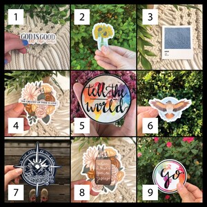 Custom Sticker Pack // Pick Your Own// Vinyl Stickers// Laptop Stickers ...