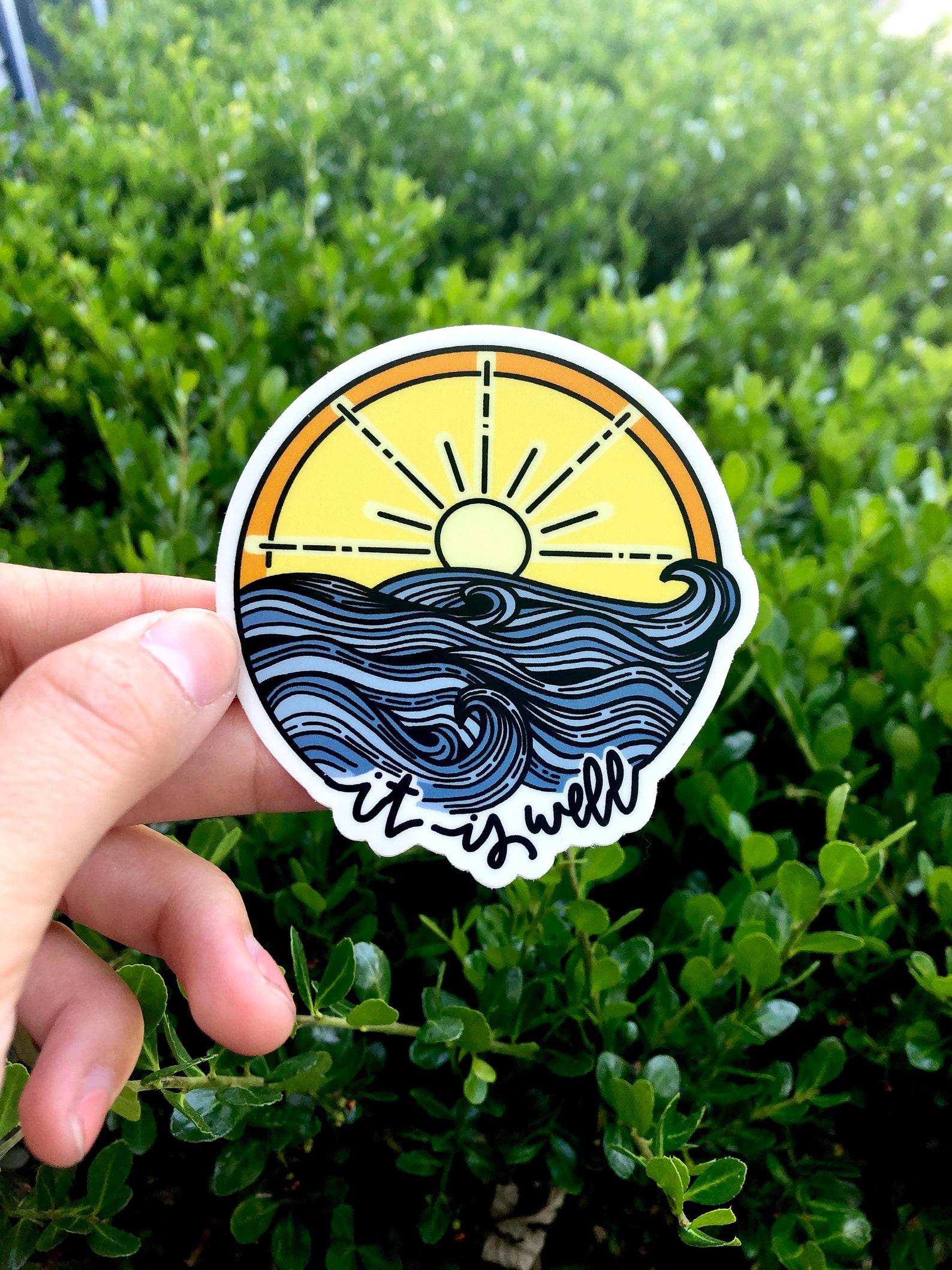 It is Well Sticker// Vinyl Sticker// Waterproof Sticker - Etsy
