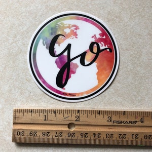 Go Sticker // Vinyl Sticker - Etsy