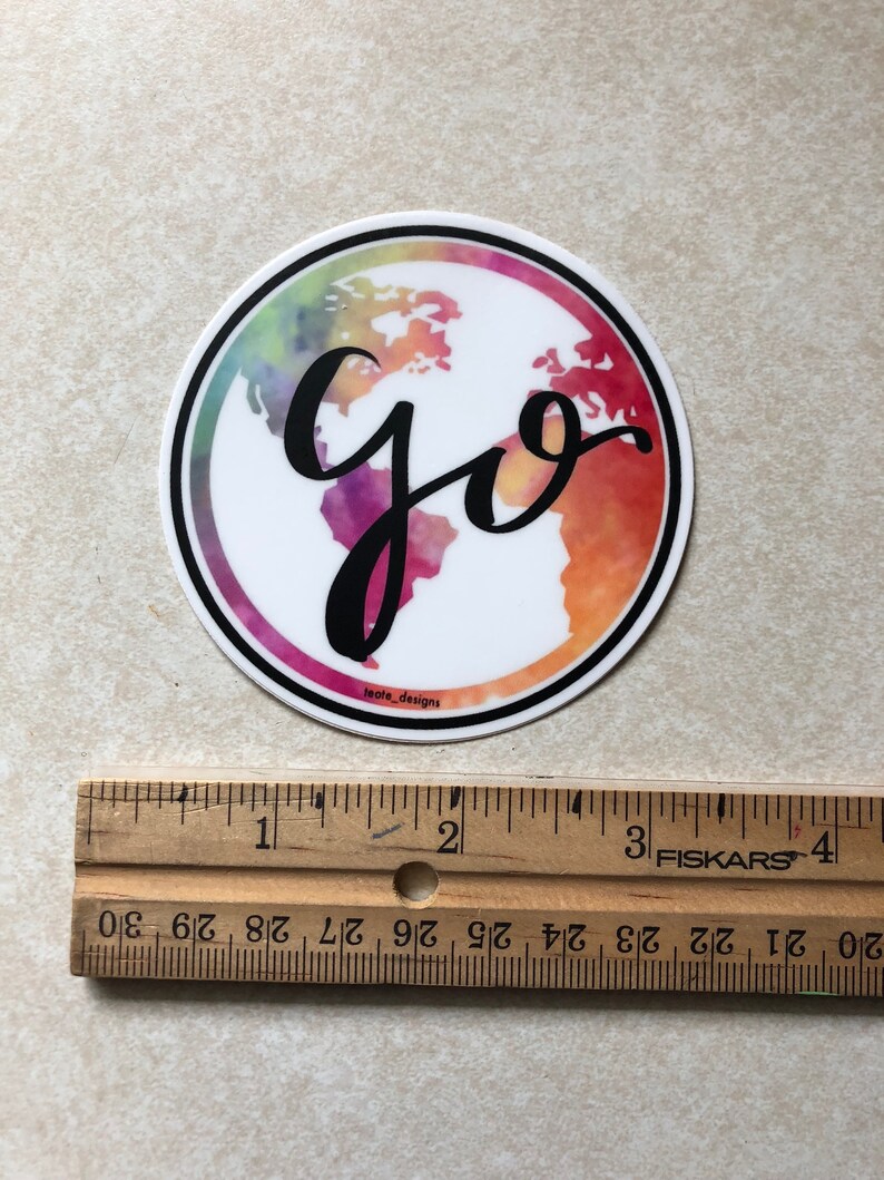 Go Sticker // Vinyl Sticker - Etsy