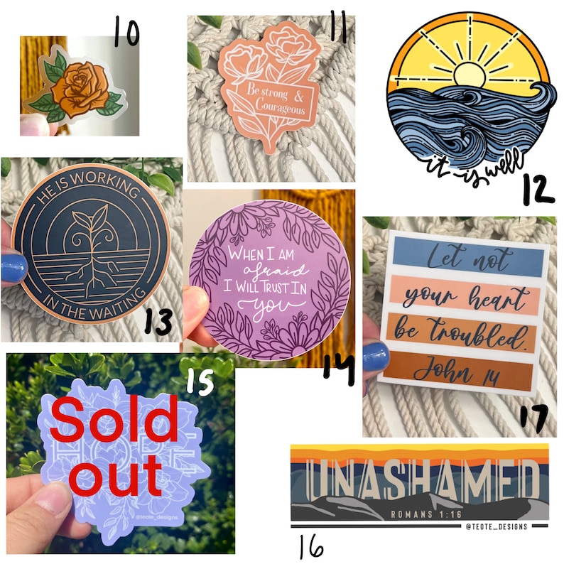 Custom Sticker Pack // Pick Your Own// Vinyl Stickers// Laptop - Etsy