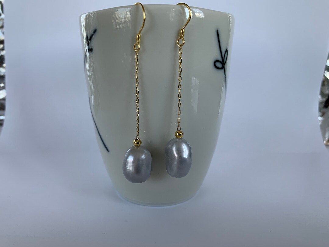 Barock Perlen Ohrringe Ohrringe Gold Filled Kette Creolen Gold - Etsy.de