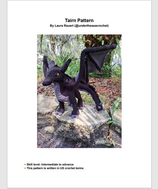 Tairn Crochet Pattern - Etsy