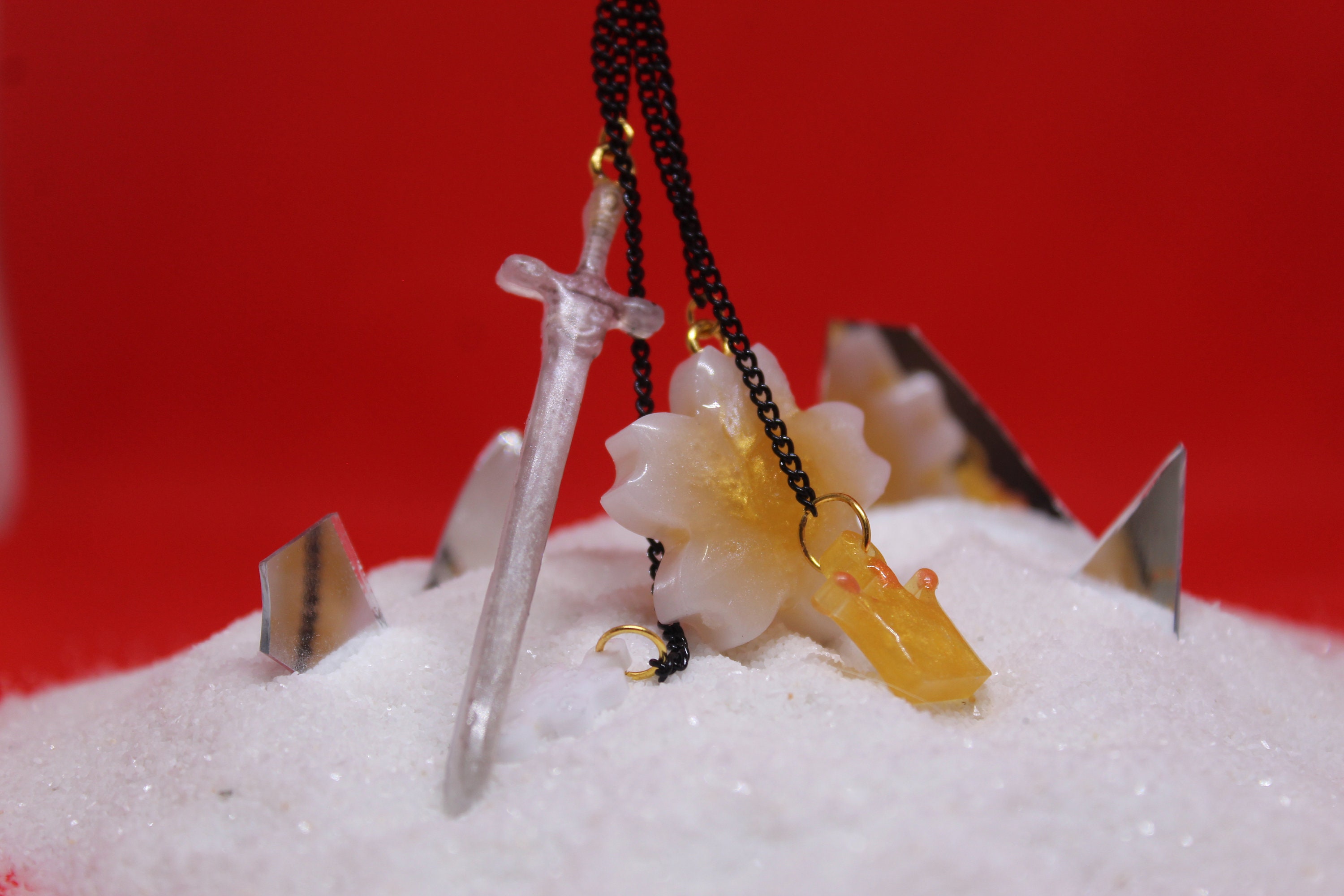 Handcrafted Resin Sakura Cherry Blossom Jewelry Floral Earrings ...