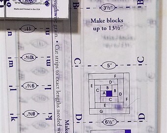 Log Cabin Ruler - Etsy