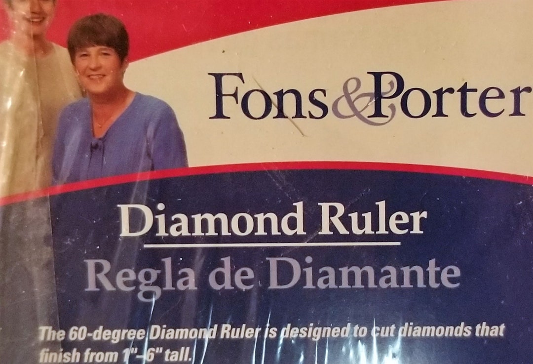 Fons & Porter Diamond Ruler C55 - Etsy