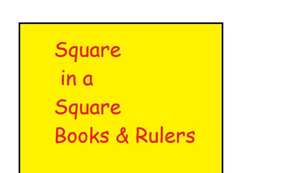 Square in a Square Books & Rulers - Etsy