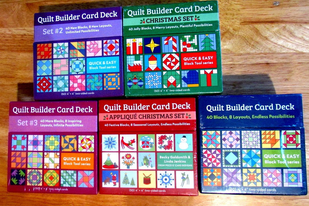 Quilt Builder Card Deck - Etsy