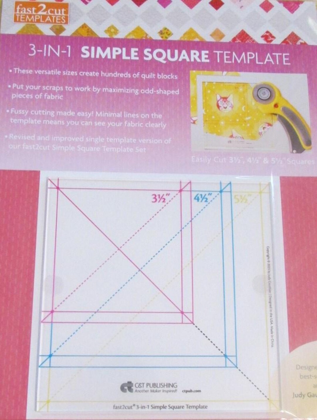 3-in-1 Simple Square Template Design by Best Selling Author Judy ...