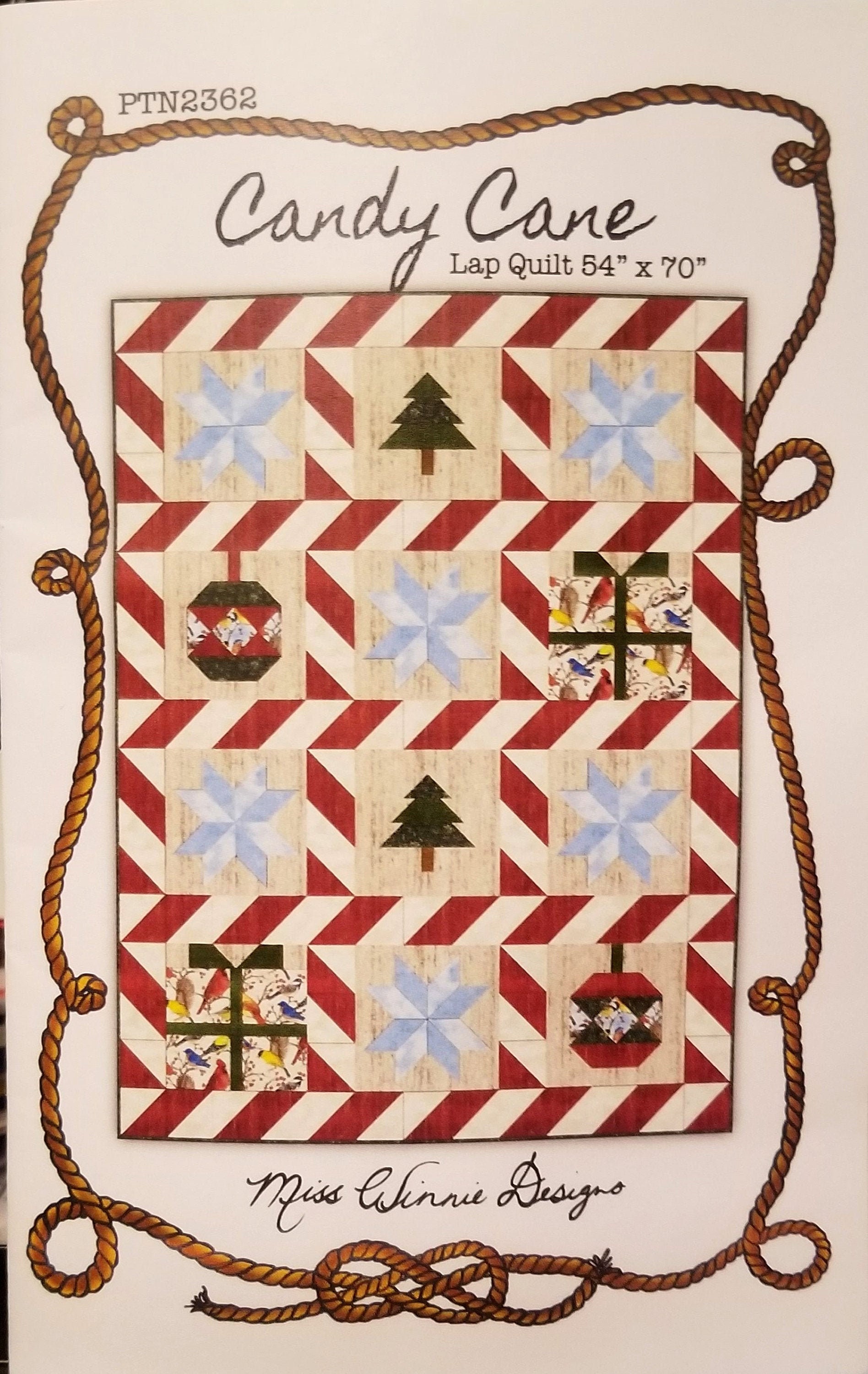 Candy Cane Lap Quilt Pattern P427 - Etsy UK