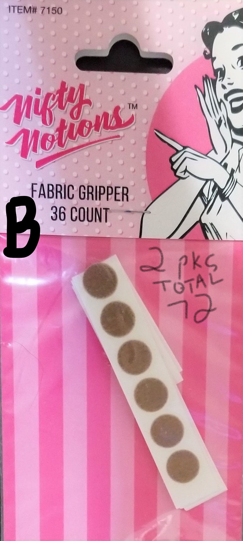 Nifty Notions Fabric Gripper-choose Between A. 135 Count and B. 36 ...