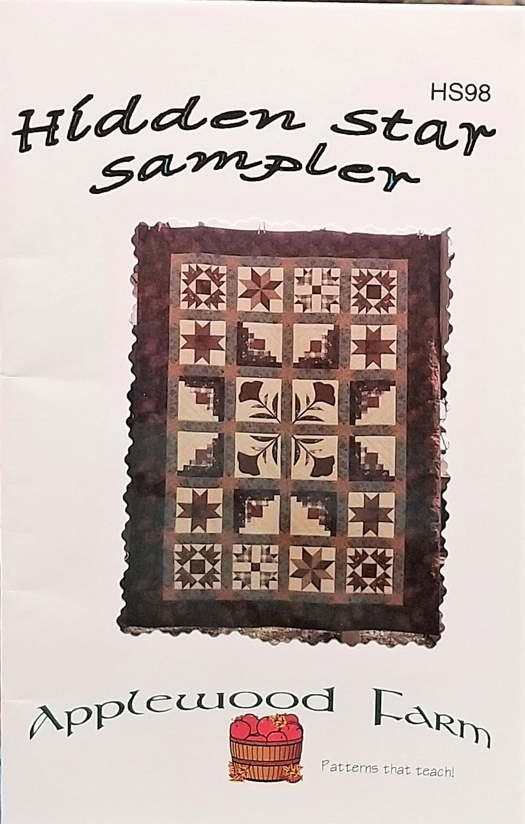 Hidden Star Sampler Quilt Pattern by Applewood Farms P708 - Etsy