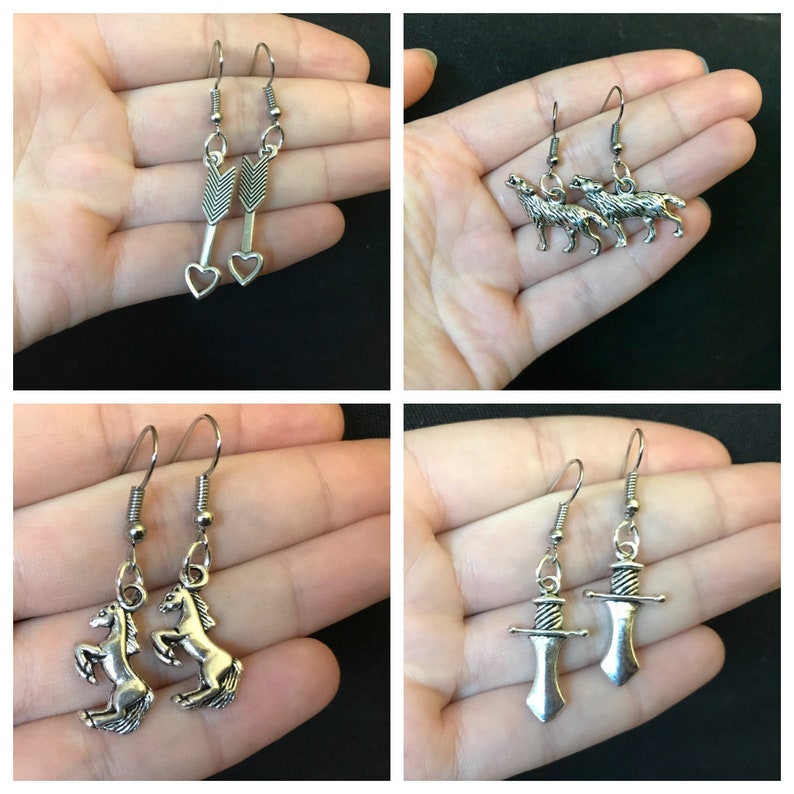 Outlander Themed Earrings / Outlander Jewelry | Etsy