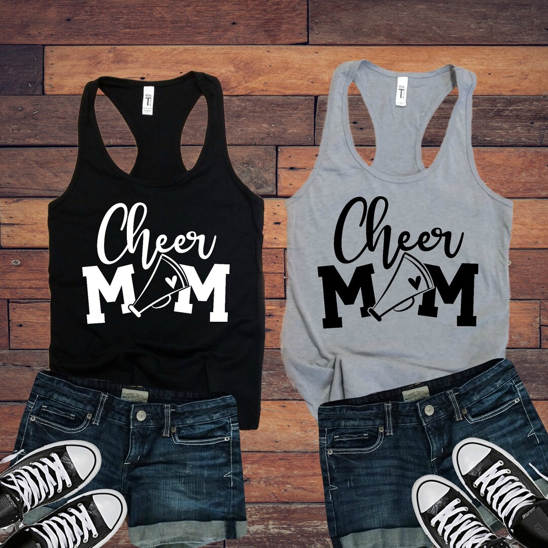 Cheer Mom Ladies Tank Top | Wife Shirt | Mom Life | Workout | Sports ...
