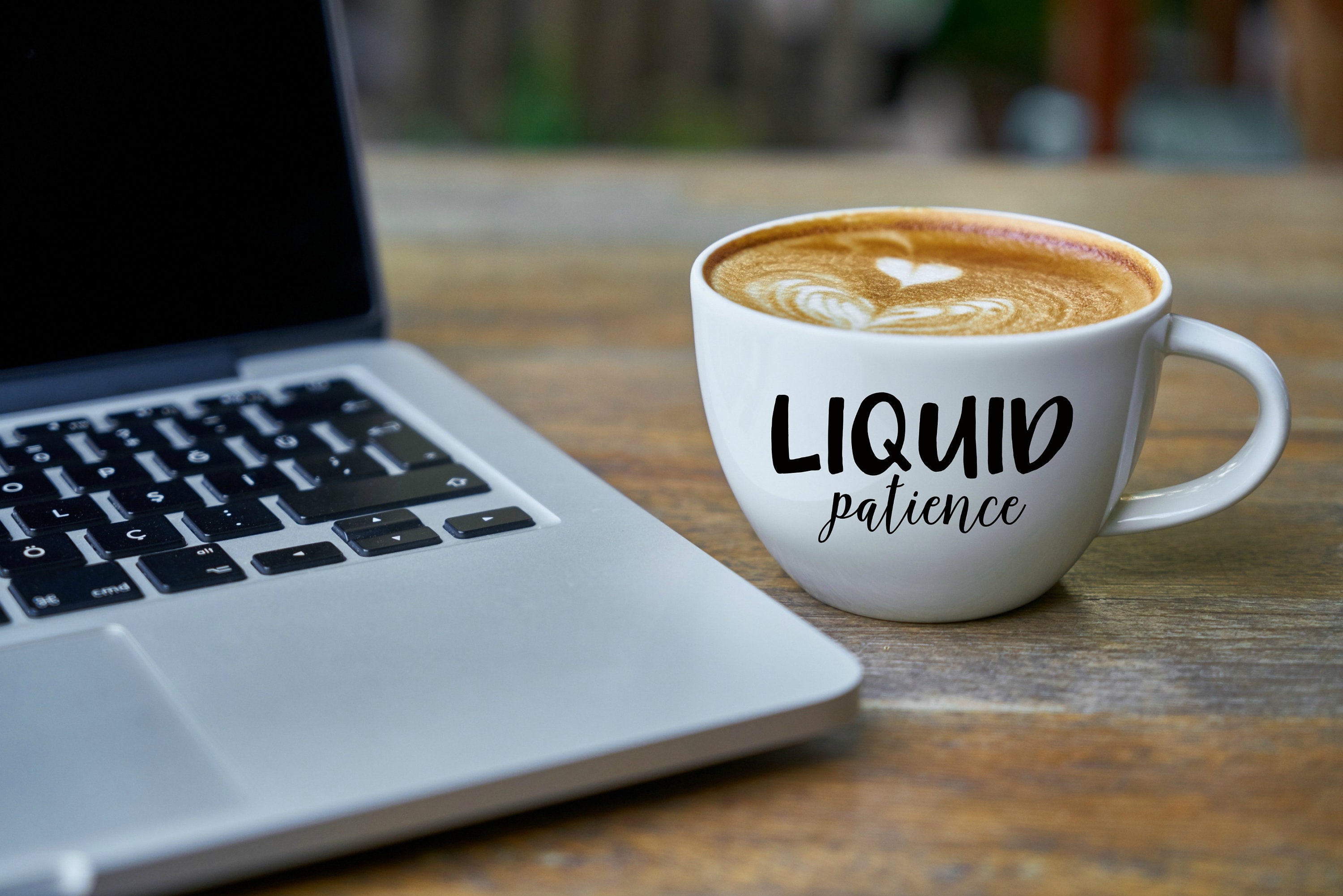 Liquid Patience Custom Vinyl Decal Sticker Laptop Decal - Etsy