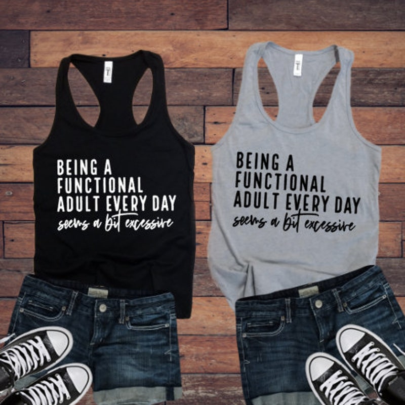 Funny Tank Tops - Etsy