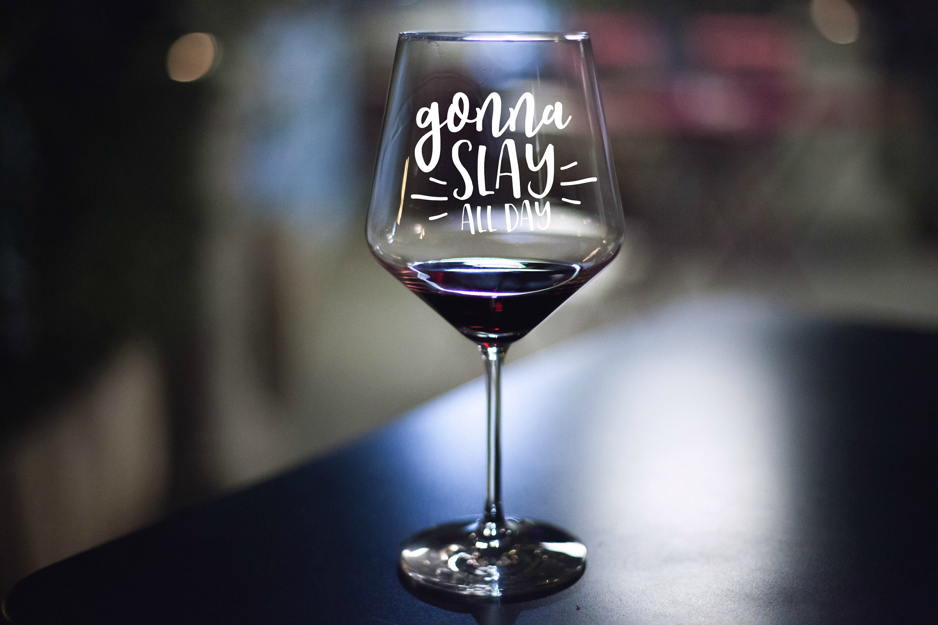 Gonna Slay All Day Custom Vinyl Decal Sticker Laptop Decal - Etsy