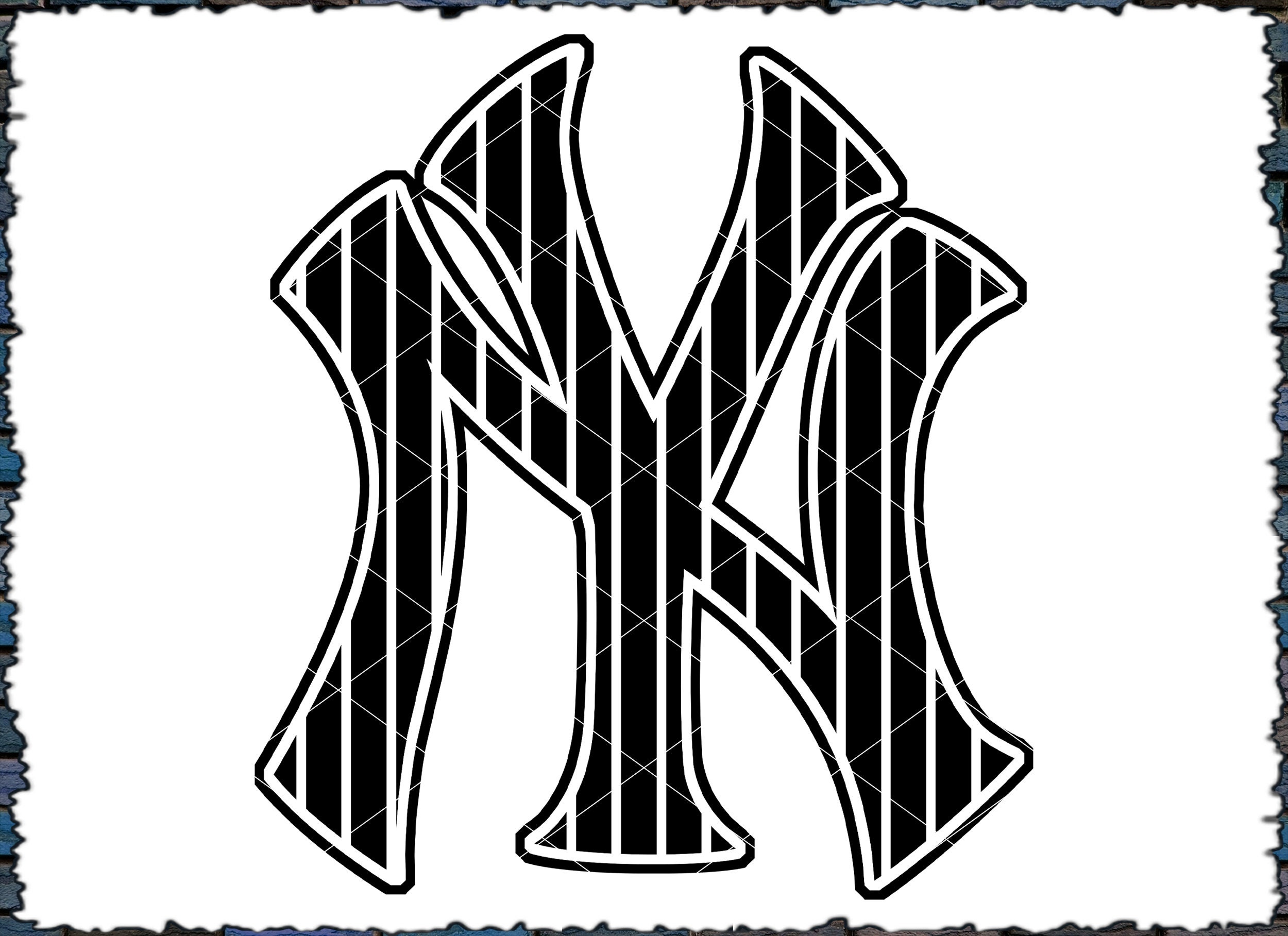 New York Yankees Vinyl Decal NYC Baseball Stickers Decal | Etsy