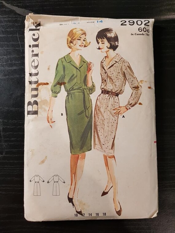 vintage 1960s butterick - Gem