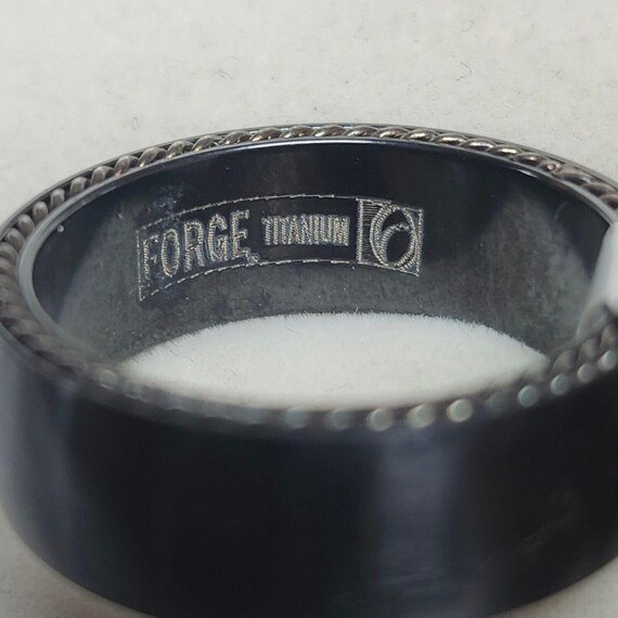 Benchmark Forge Titanium Mens 8mm Wedding Band Ring 7… - Gem
