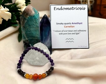 Endometriosis crystal bracelet store
