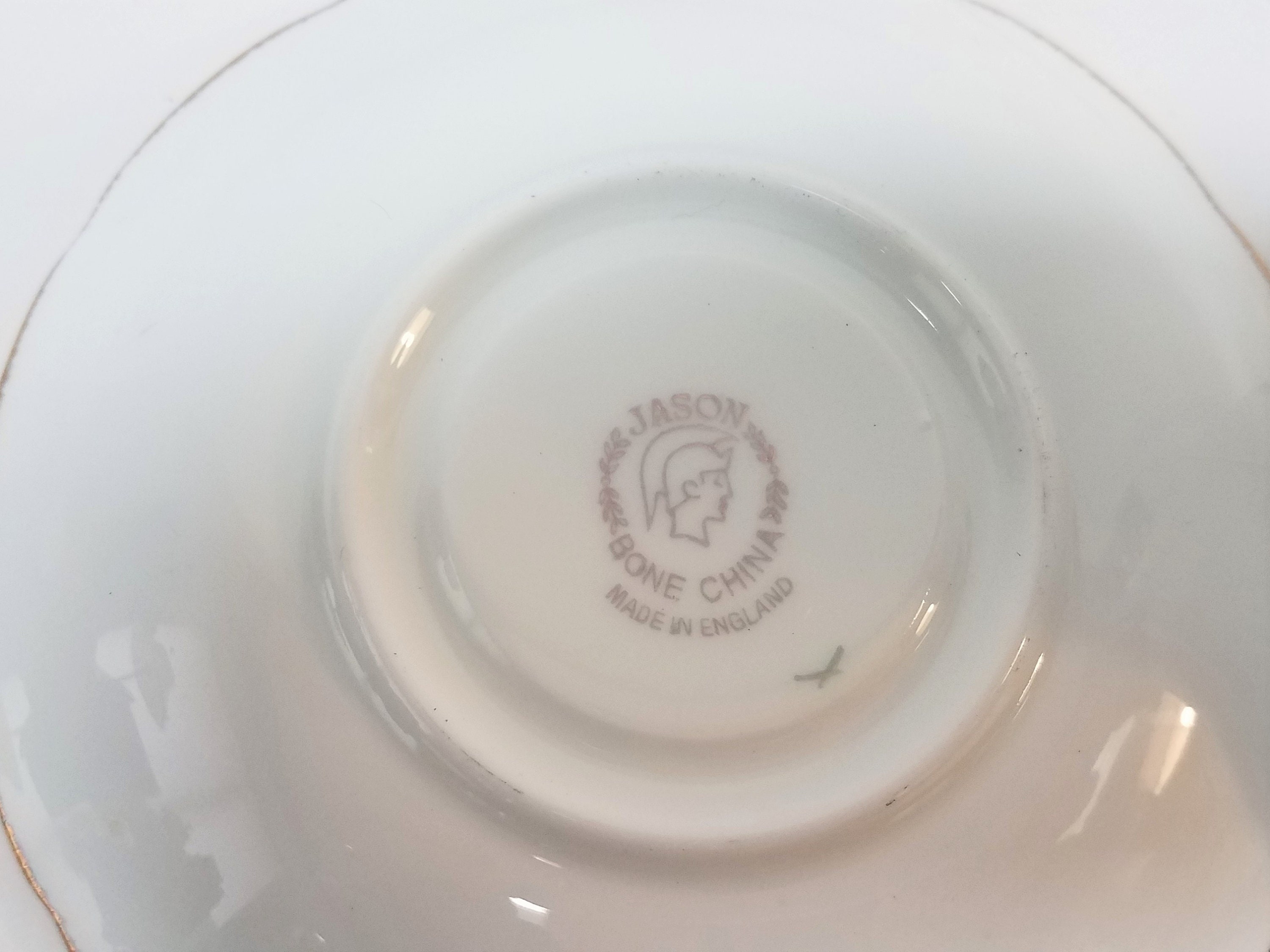 Jason Bone China Cup and Saucer Floral With Rose England - Etsy Canada