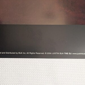 The DJ, Justin Bua Poster From 2004, Published and Distributed by Bua ...