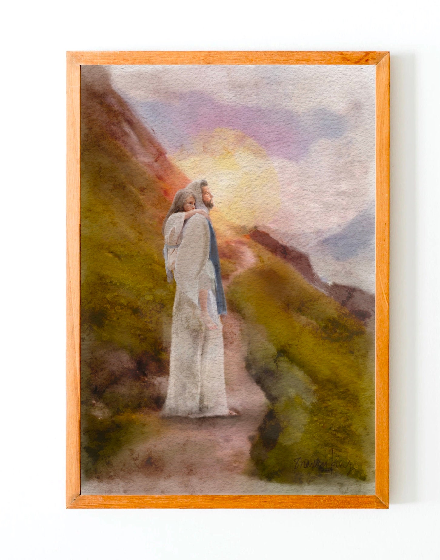 PRINTABLE Carry Me Home, Christ is My Shepard, Jesus, Personal, LDS Art ...