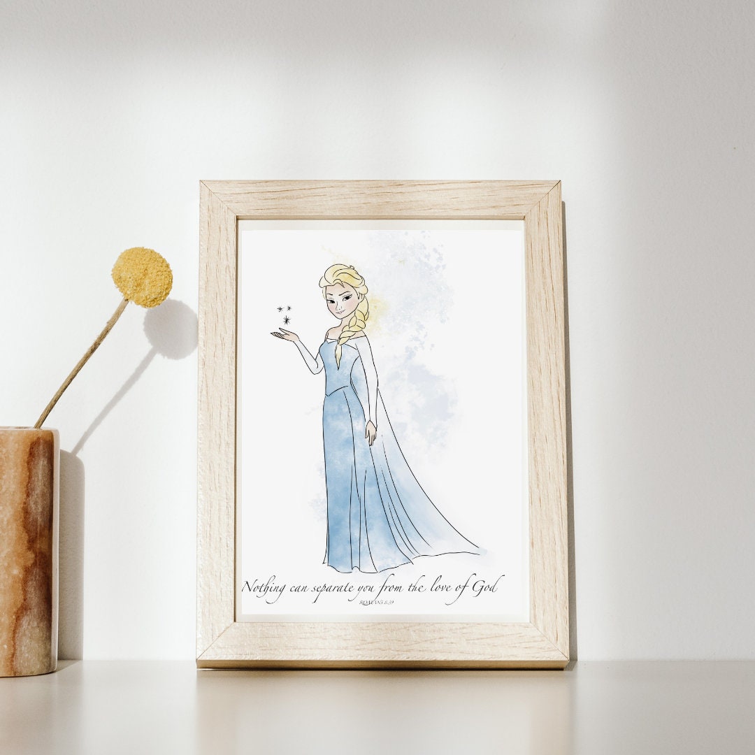 Princess Printable With Bible Verses/ DIGITAL DOWNLOAD / Nursery ...