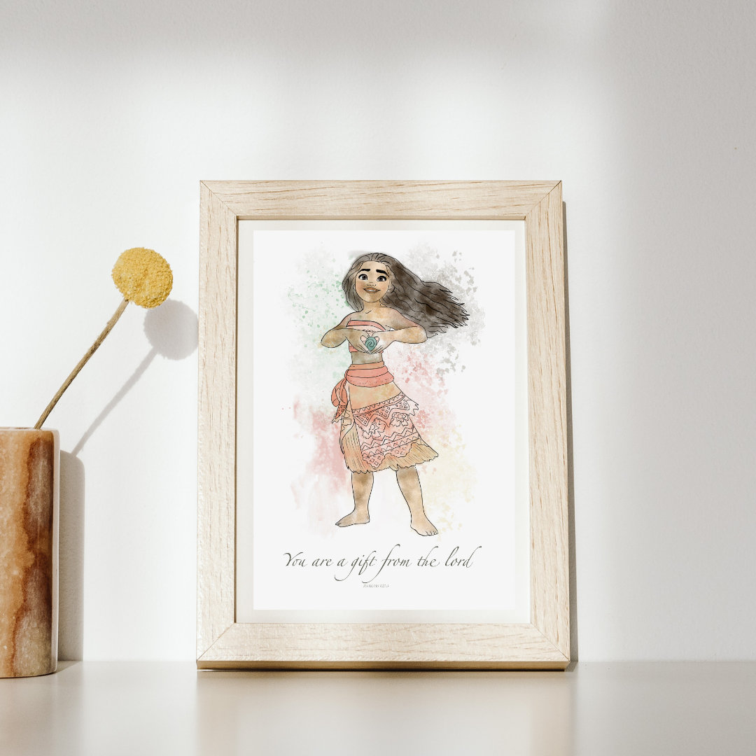 Princess Printable With Bible Verses/ DIGITAL DOWNLOAD / Nursery ...