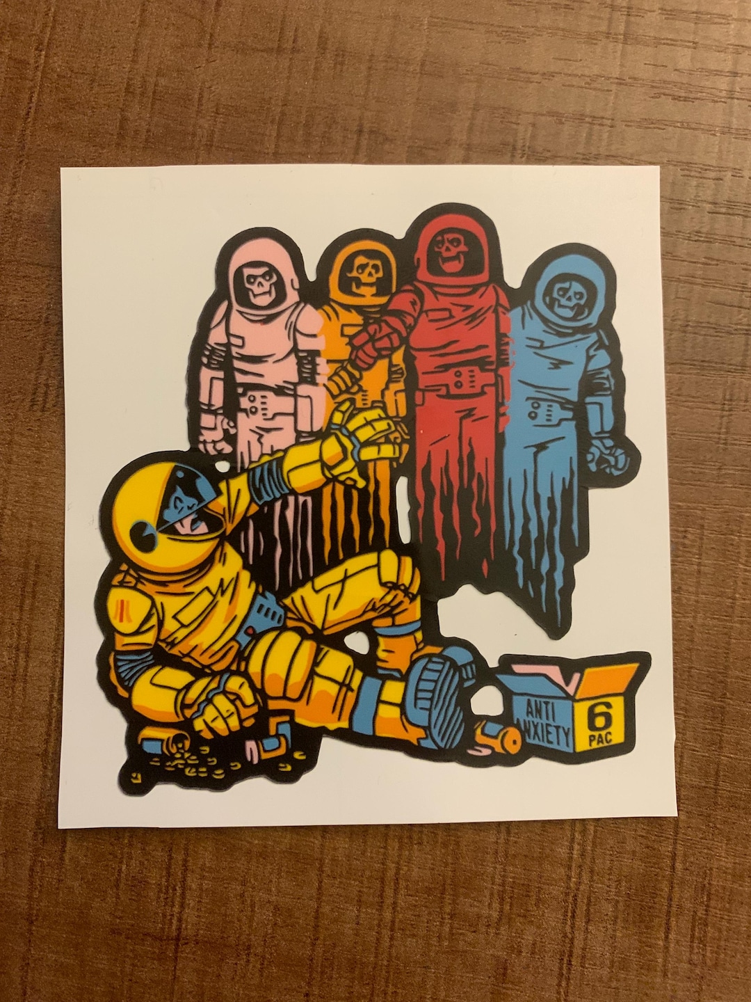Pacman Astronaut (waterproof Decal) Sticker - Etsy